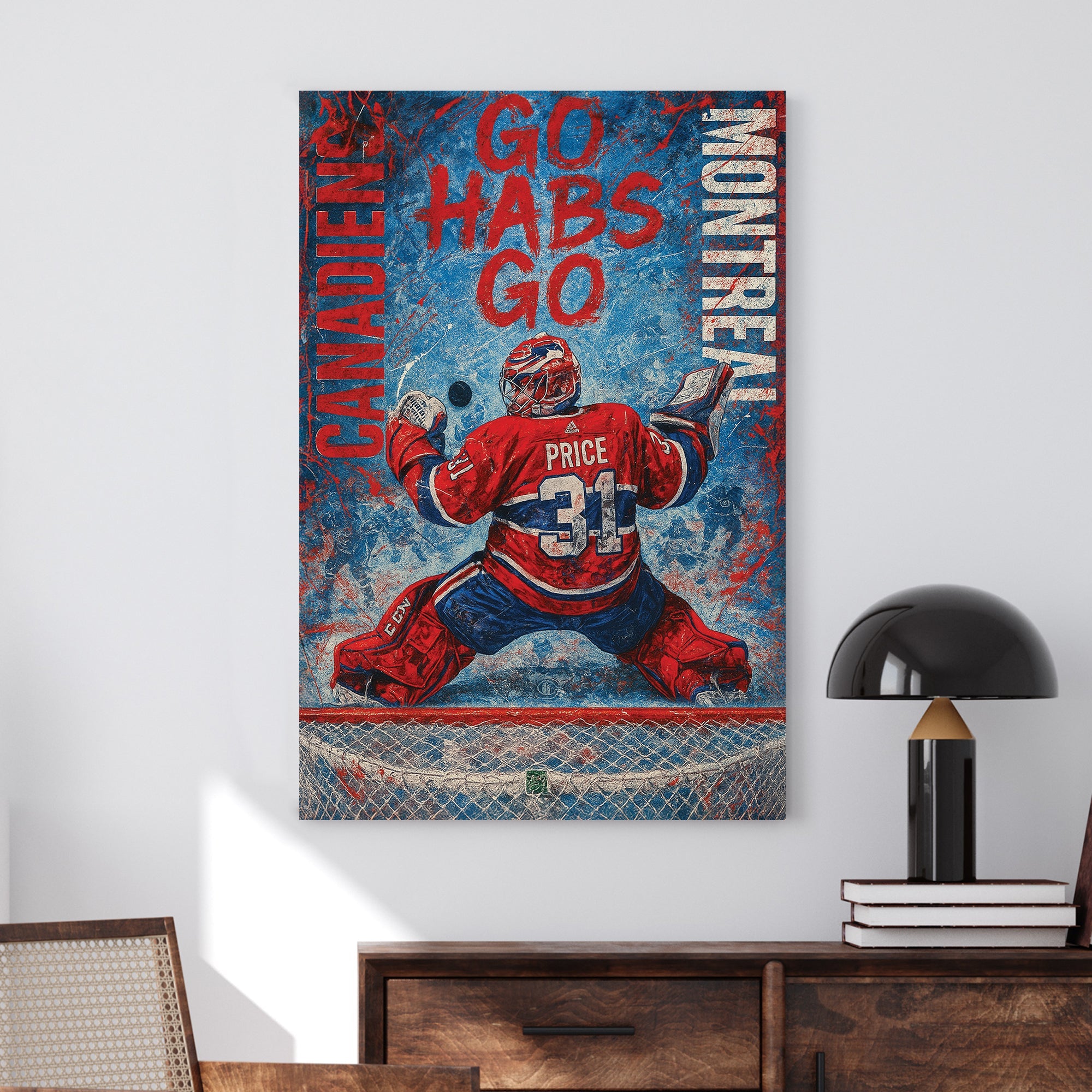 Go Habs Go #2288 Wall Art on Canvas & Metal Prints – ItzArt.ca