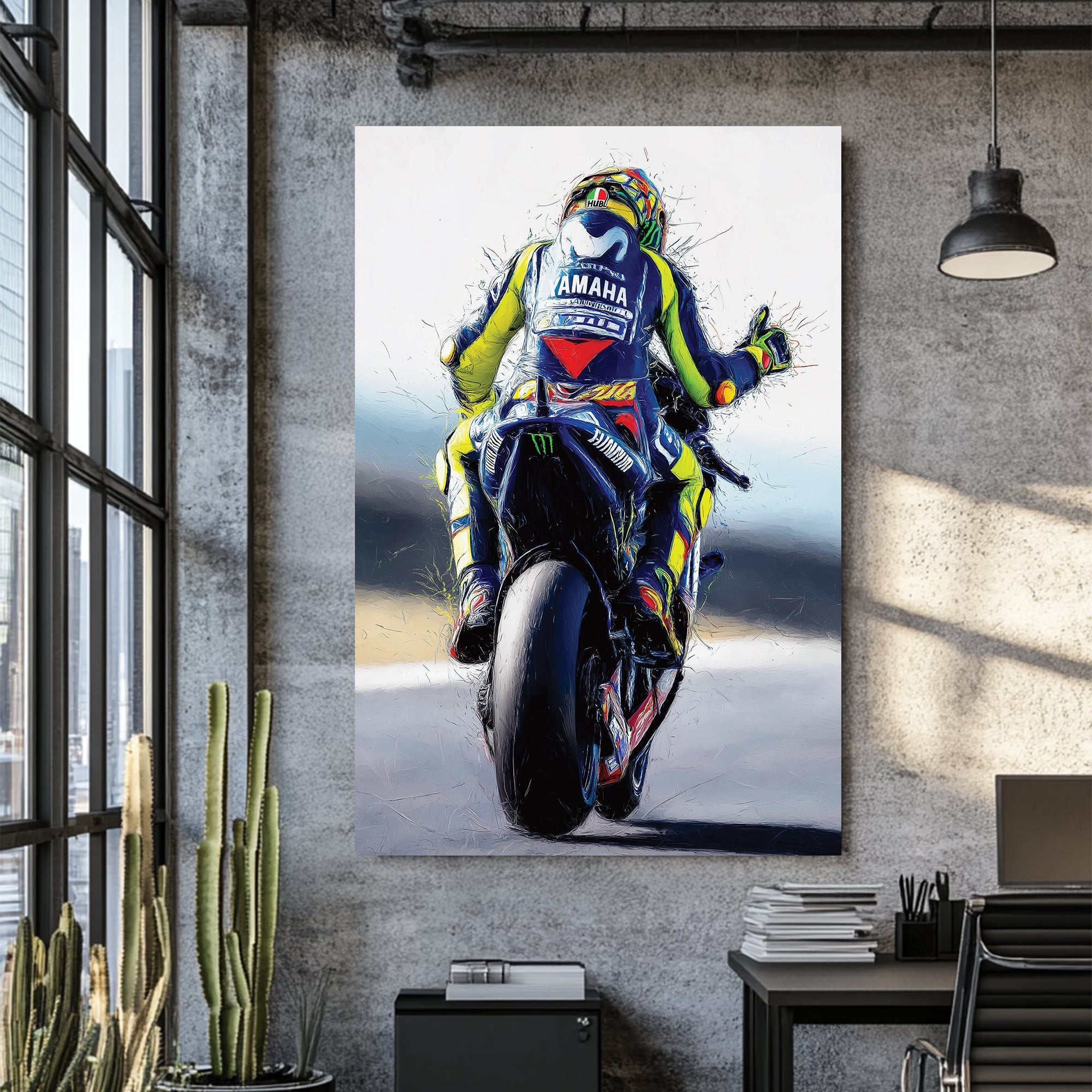 Valentino Rossi Victory Wall Art on Canvas & Metal Prints – ItzArt.ca