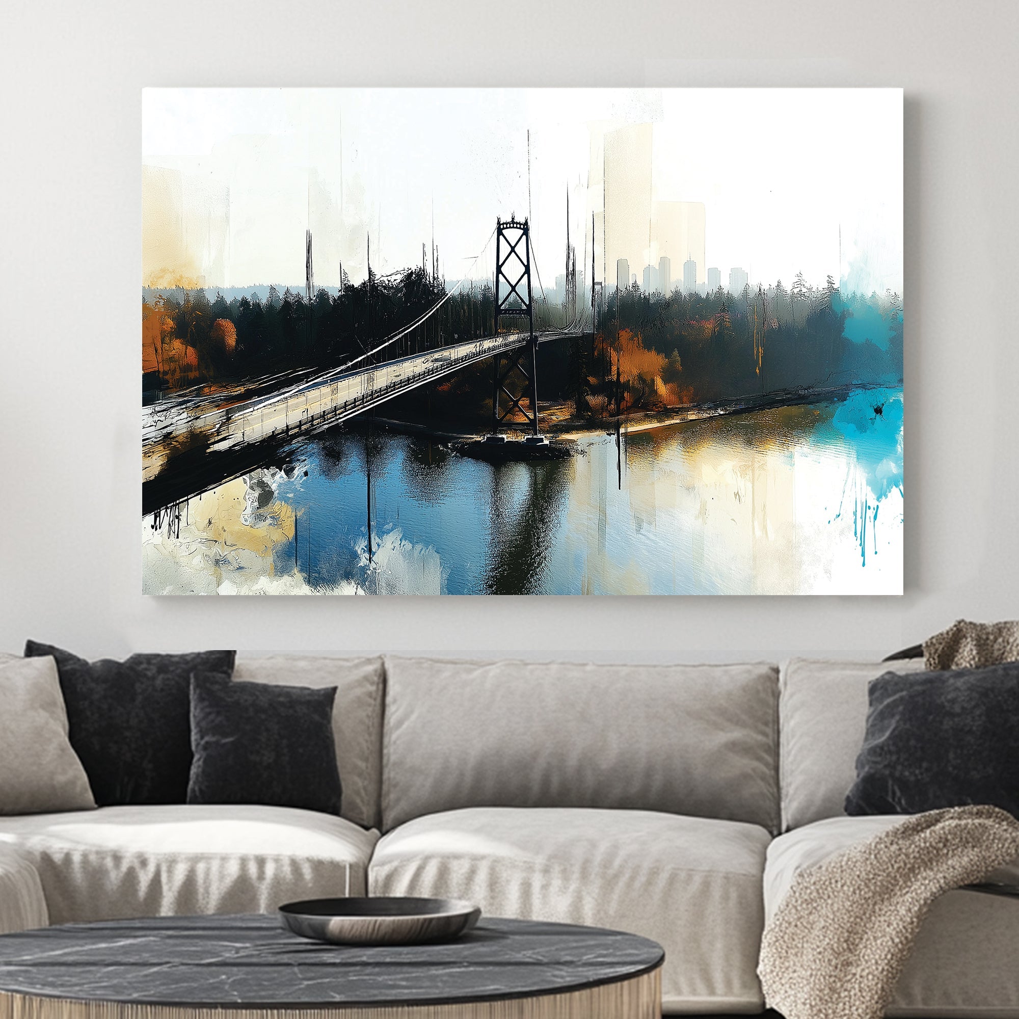 Bridge to the Pacific Wall Art on Canvas & Metal Prints – ItzArt.ca